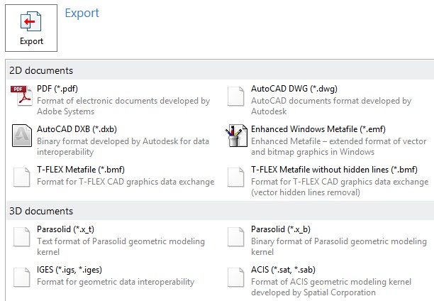Service Commands and Tools > Exporting Documents